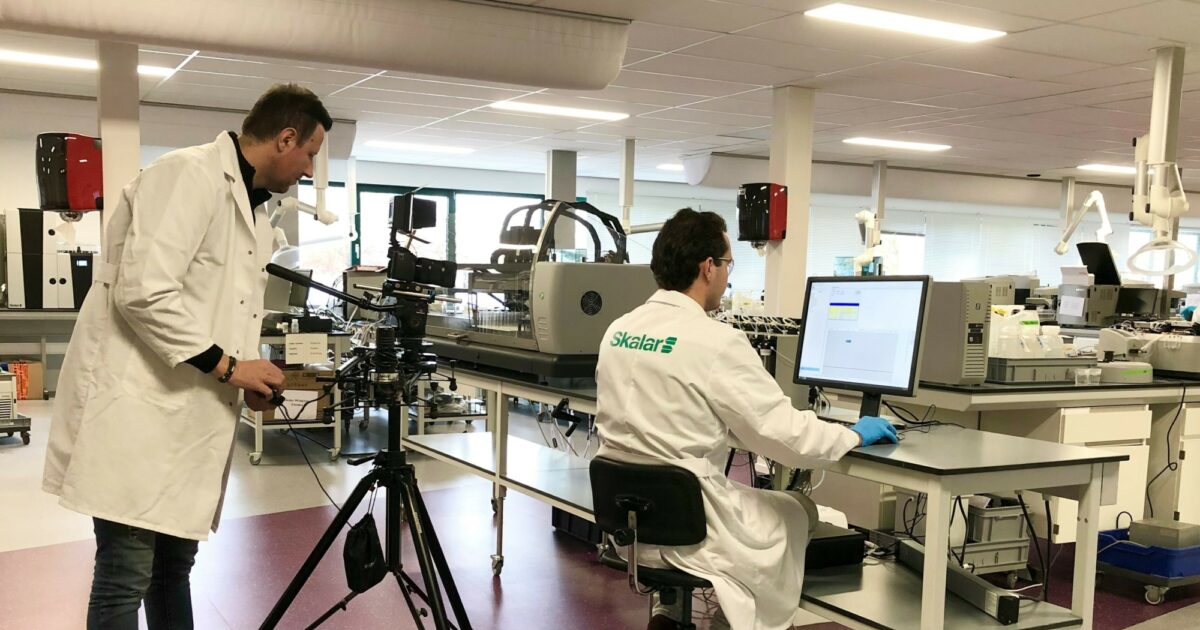 Making of a new product movie about sample preparation | Skalar